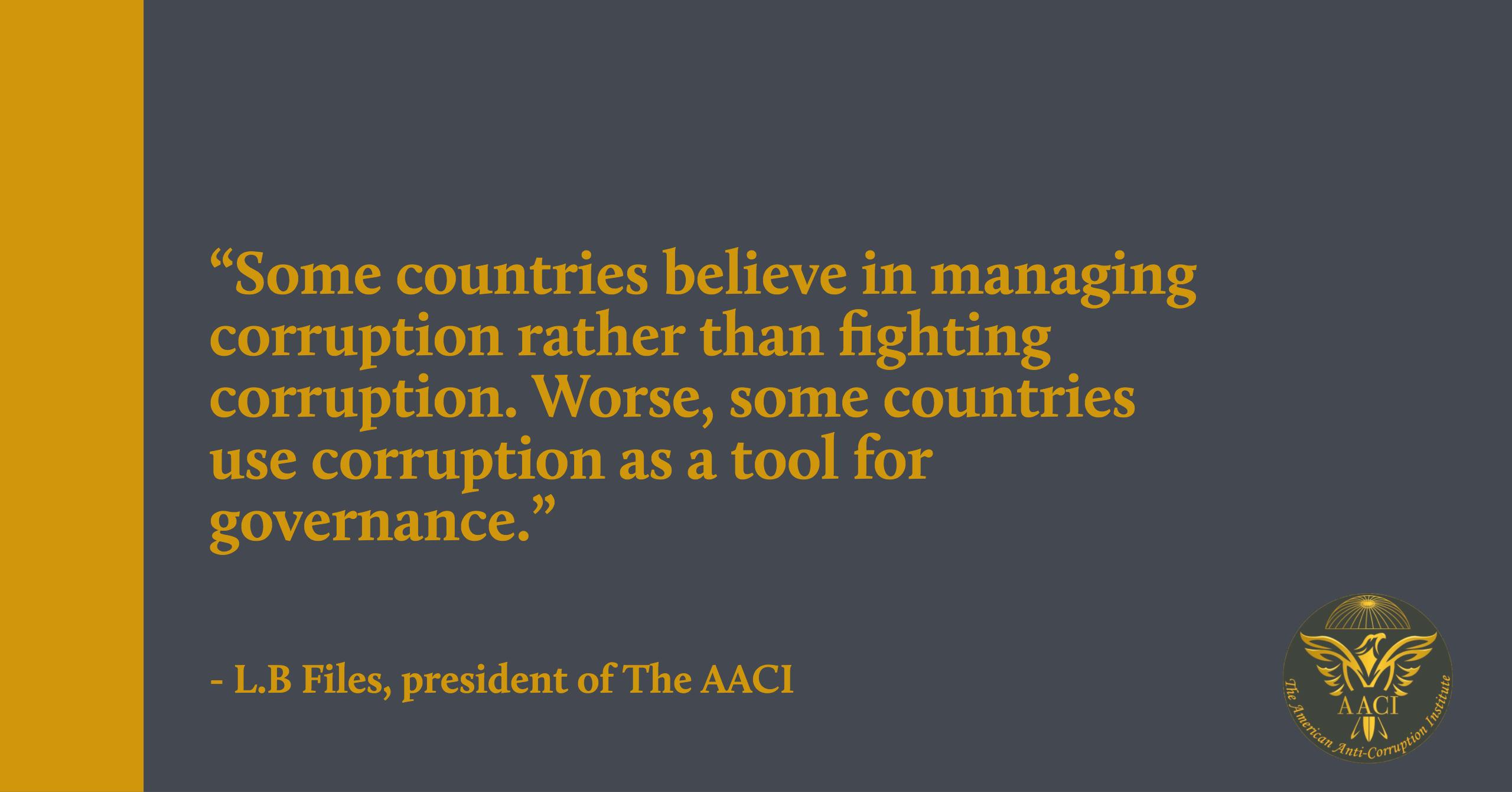 Kleptocracy in America - The American Anti-Corruption Institute (AACI)