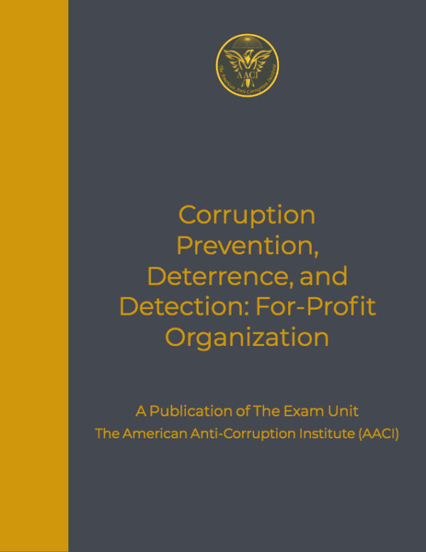 Corruption Prevention, Deterrence, and Detection – For-Profit ...