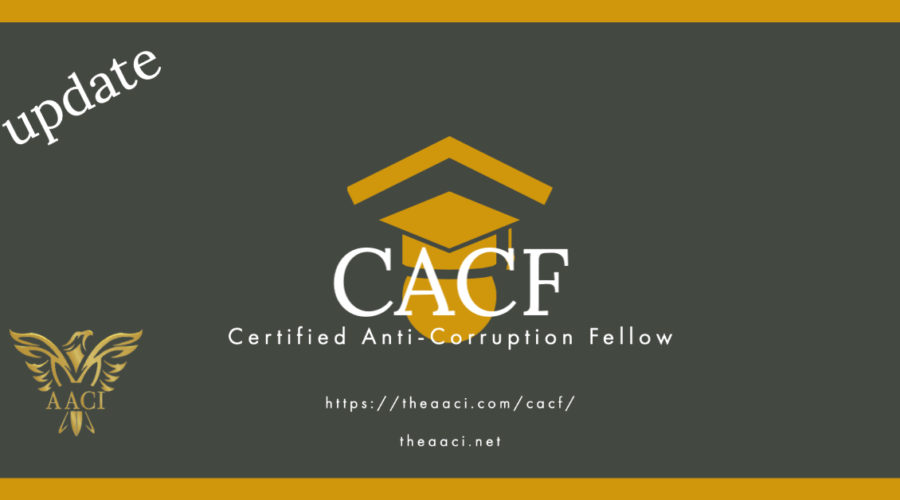 UPDATE: Certified Anti-Corruption Fellow (CACF) – The American Anti ...